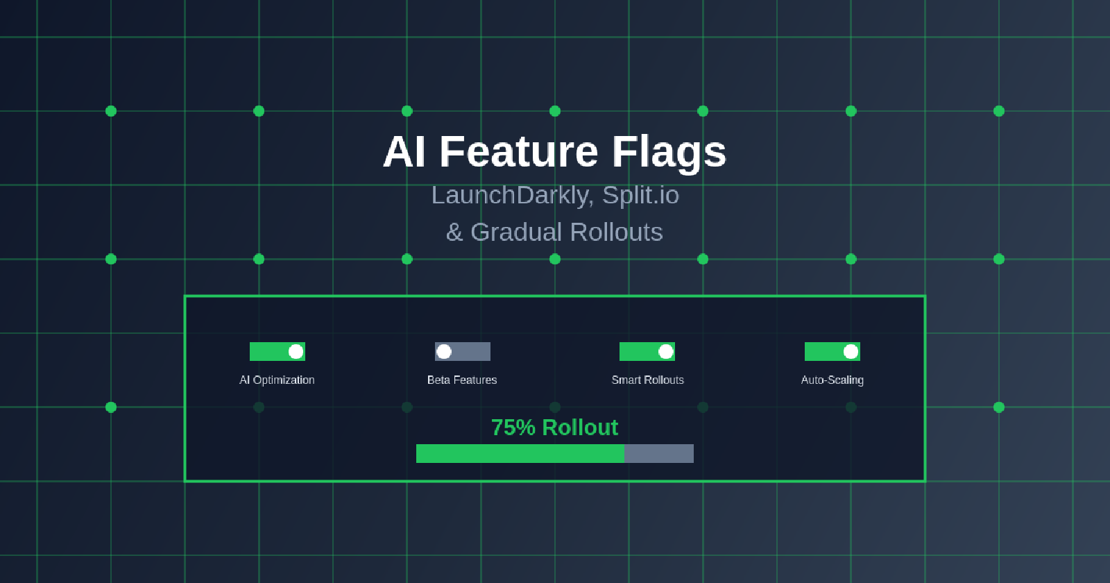 AI Feature Flags: LaunchDarkly, Split.io, and Gradual Rollouts