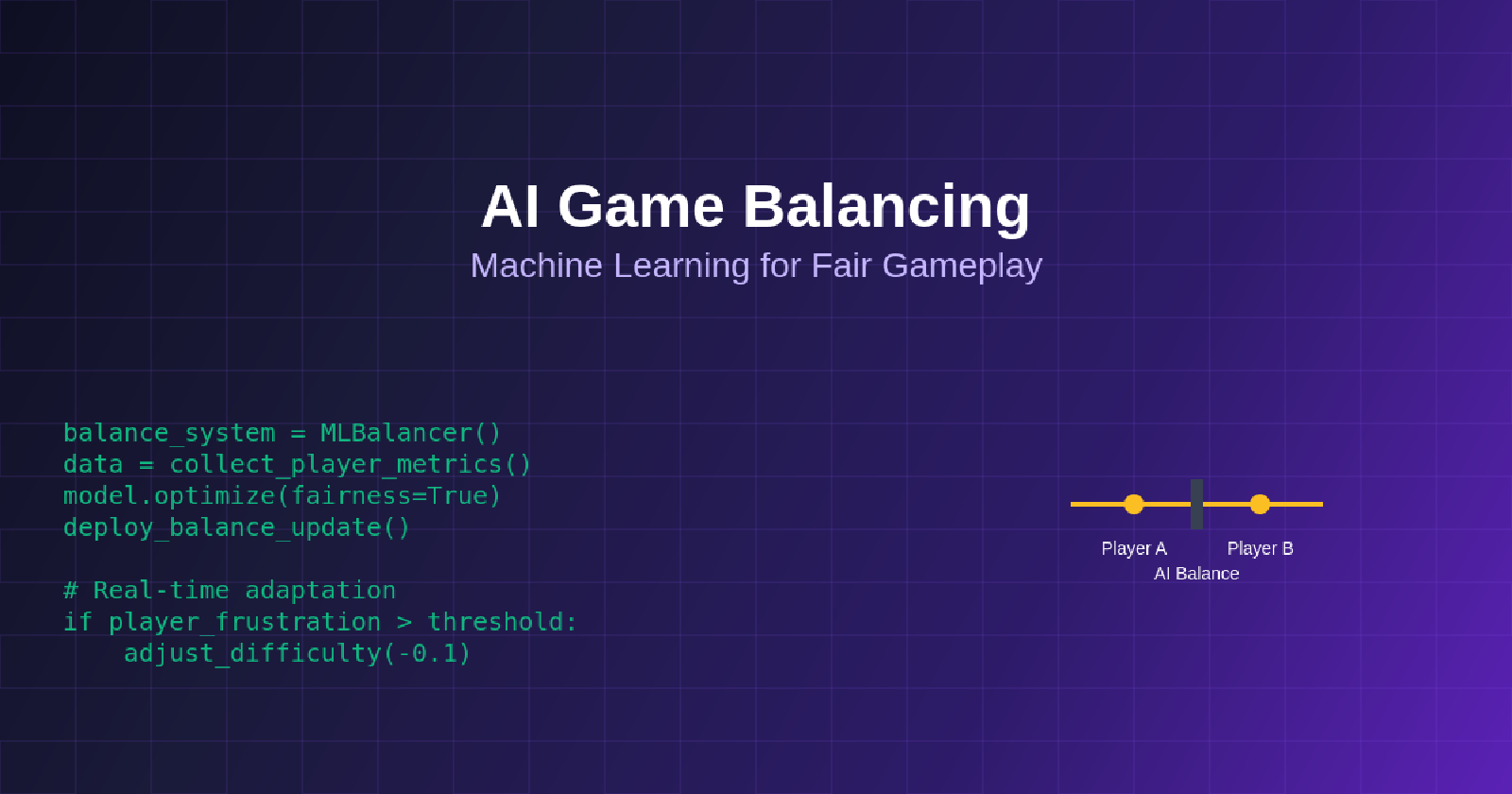 AI Game Balancing: Machine Learning for Fair Gameplay