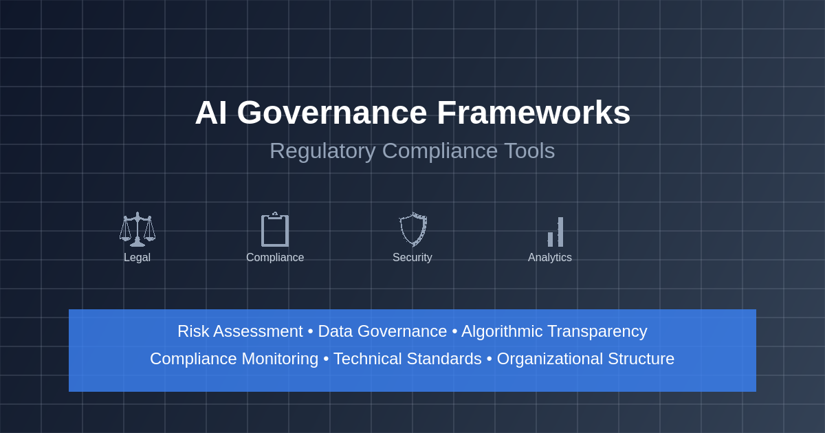 AI Governance Frameworks: Regulatory Compliance Tools
