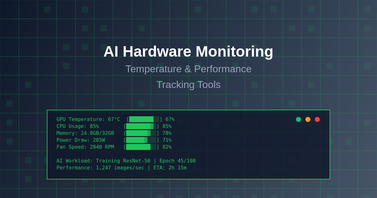 AI Hardware Monitoring: Temperature and Performance Tracking Tools