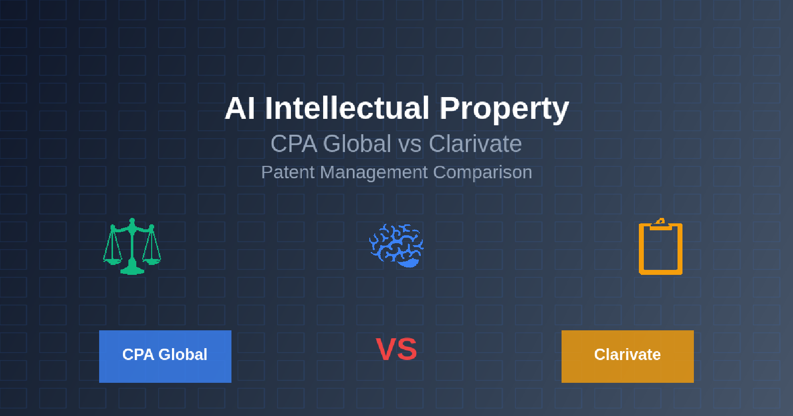 AI Intellectual Property: CPA Global vs Clarivate Patent Management