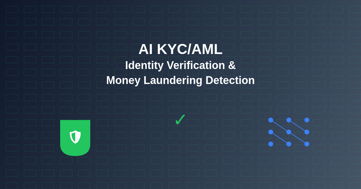 AI KYC/AML: Identity Verification and Money Laundering Detection