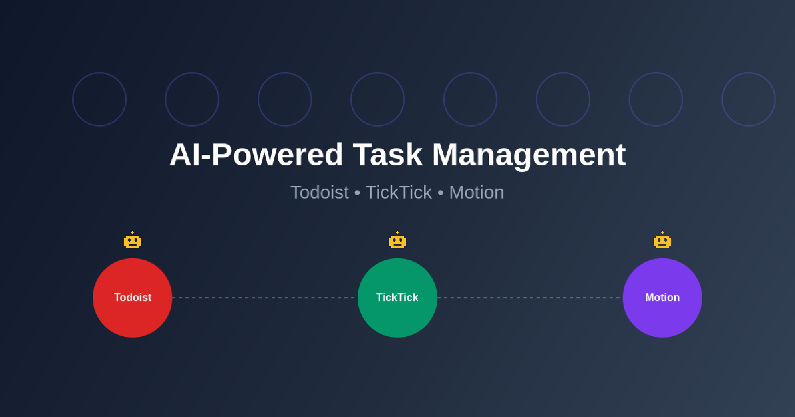 AI-Powered Task Management: Todoist, TickTick, and Motion