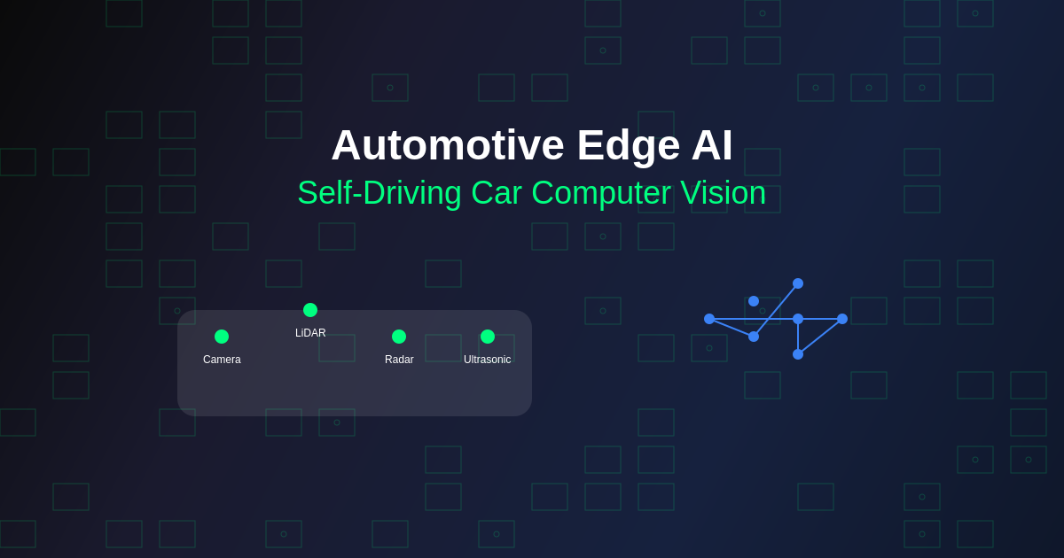 Automotive Edge AI: Self-Driving Car Computer Vision