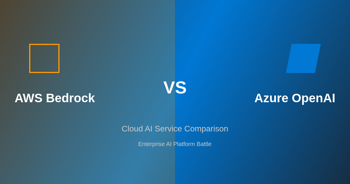 AWS Bedrock vs. Azure OpenAI: Cloud AI Service Comparison