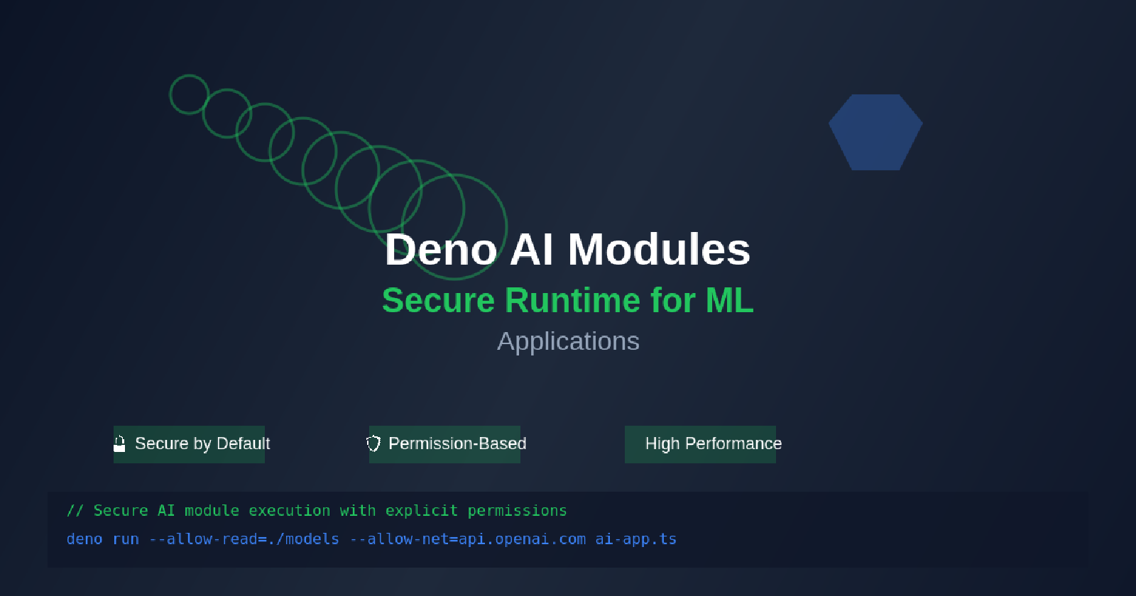 Deno AI Modules: Secure Runtime for ML Applications