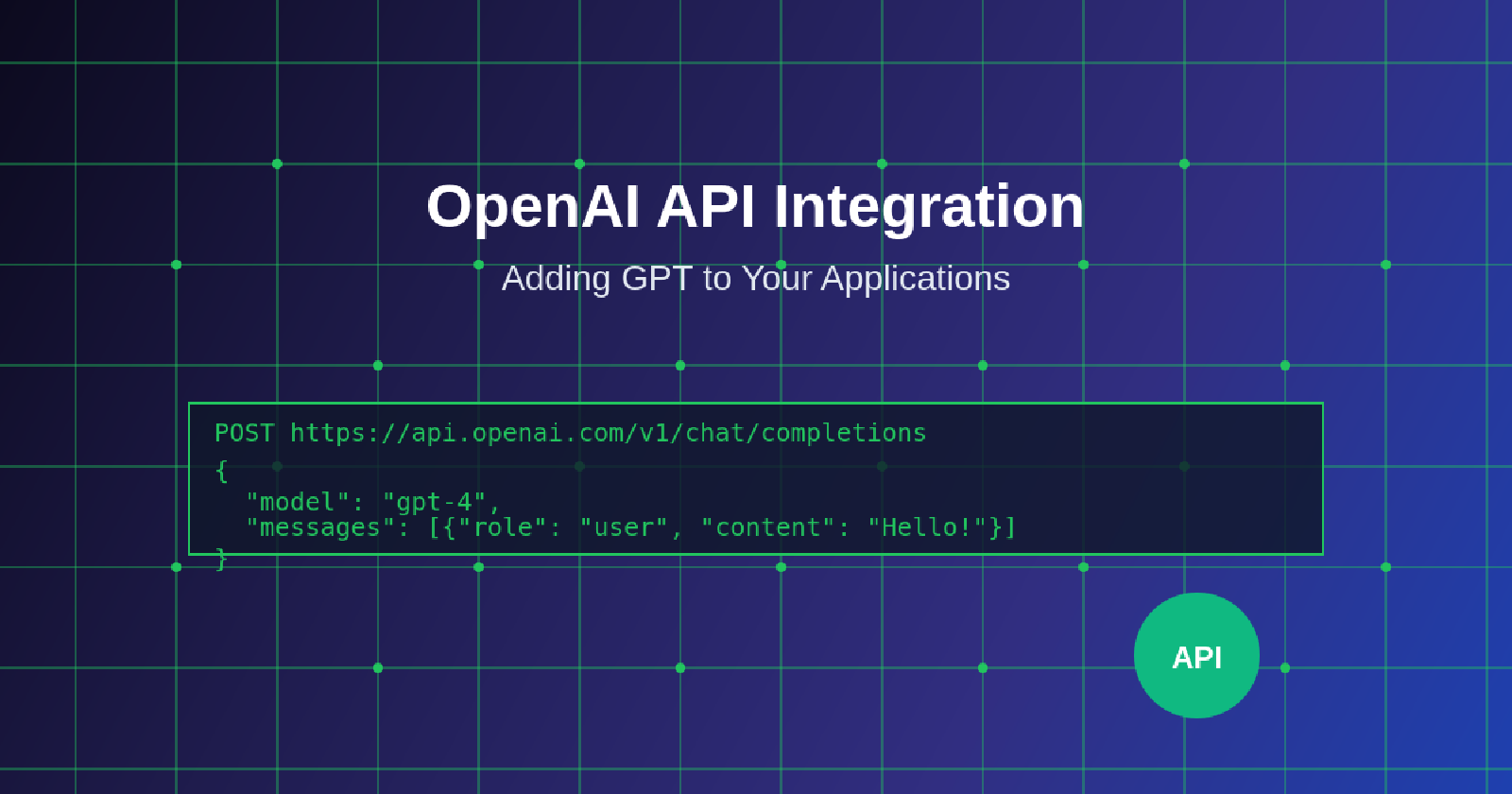 OpenAI API Integration: Adding GPT to Your Applications