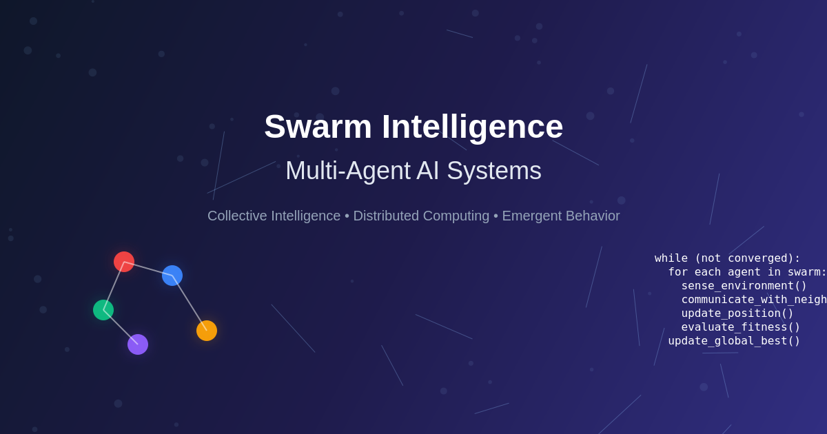 Swarm Intelligence: Multi-Agent AI Systems